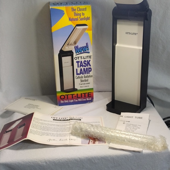 Ott-Lite | Other | Ottlite Desk Lamp Lighting Spacesaver | Poshmark
